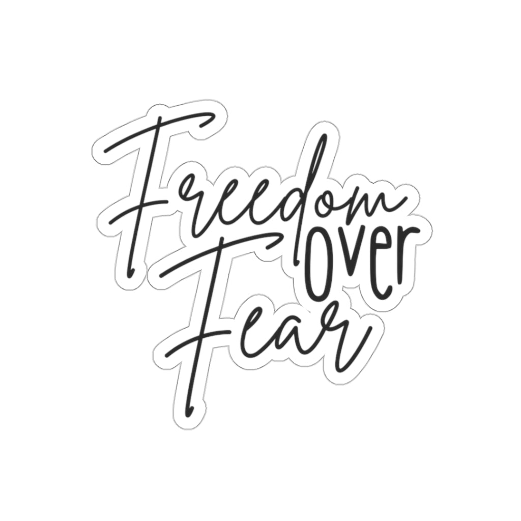 Freedom Over Fear, Freedom for their Future Stickers – Awake Mamas